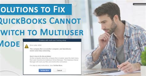 QuickBooks Unable To Switch To Multiuser Mode