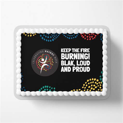 Naidoc Week 2024 Edible Icing Toppers Printsoncakes