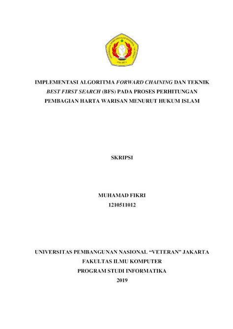 pdf implementasi algoritma forward chaining dan teknik dokumen tips