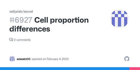 Cell Proportion Differences · Issue 6927 · Satijalabseurat · Github