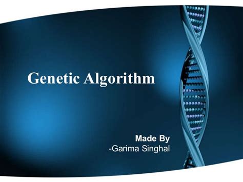 genetic algorithm