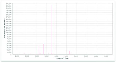 The Vitek Ms ® Maldi Tof Ms Spectrum Characteristic For P Lilacinum Download Scientific Diagram