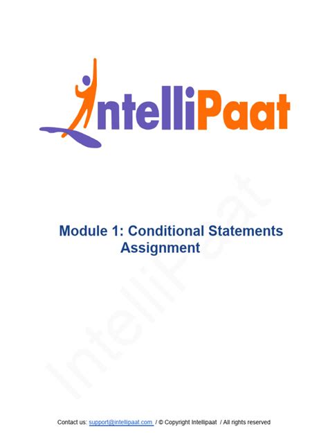 Assignment 2 Conditional Statements Pdf