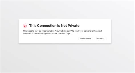 How To Fix “your Connection Is Not Private” Еrror Siteground Kb
