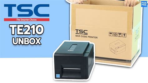 Tsc Te210 Barcode Printer เครื่องพิมพ์สติ๊กเกอร์บาร์โค้ด Unbox Youtube