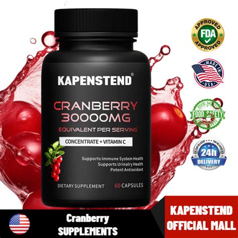 Cranberry Helps Support Urinary Tract Health Made With Organic