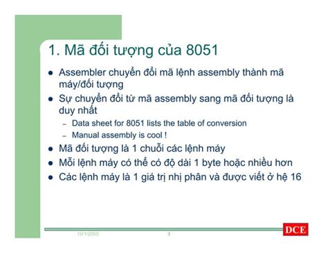 chap3 8051 microcontroller â€“ assembly ppt