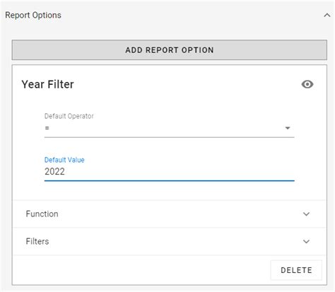 How To Add Report Options Cosmos Data Technologies