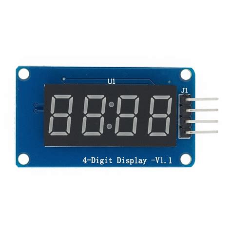 Купить Оптоэлектронные дисплеи 1pcs Tm1637 4 Bits Digital Led Display