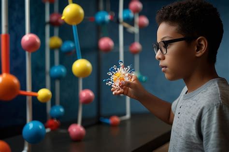 Premium Photo Engaging Molecular Exploration Interactive Virtual