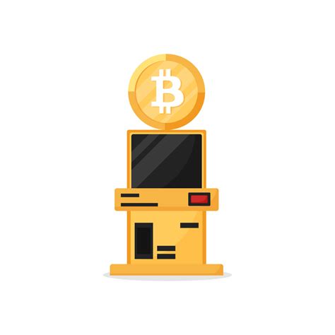 Bitcoin ATM Royalty Free Stock SVG Vector And Clip Art