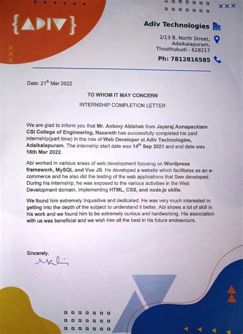 Antony Abishek On Linkedin Adiv Internship Wordpress Webdesign Webdevelopment Project Work
