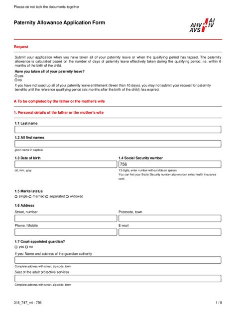 571675272 Paternity Allowancefillable Online Paternity