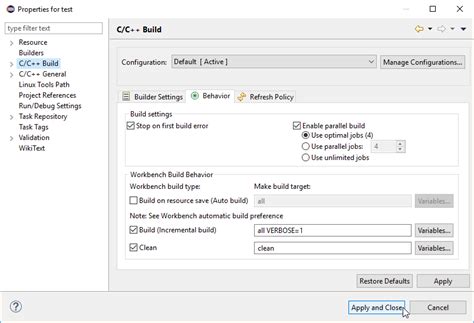 Creating And Configuring A Project In Eclipse Distortos