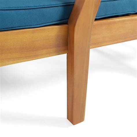 Christopher Knight Home Perla Acacia Wood Double Chaise Lounge Teak