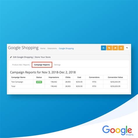 OpenCart Google Shopping For OpenCart