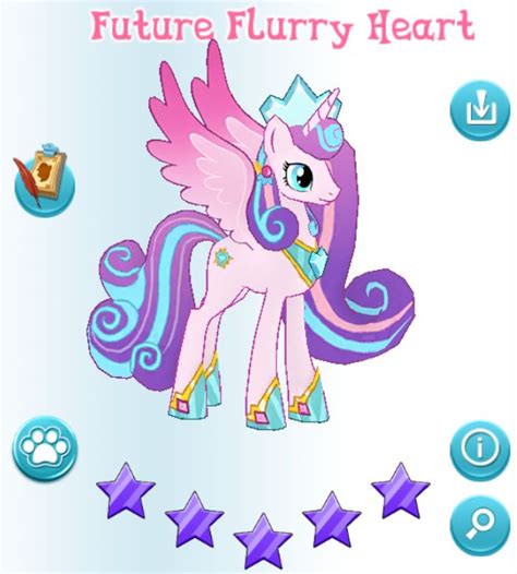 Future Flurry Heart Game Mlp Filme Divertidamente Desenhos Animados