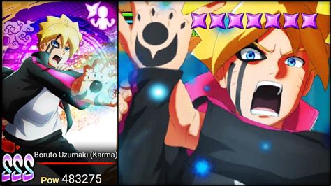 Boruto Uzumaki Karma Ability Showcase Naruto X Boruto Ninja Voltage