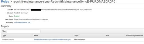 synchronize and control your amazon redshift clusters maintenance
