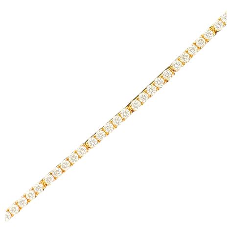 Birks Diamond Tennis Bracelet 112ctw De Vvs 18k Gold 675 17cm