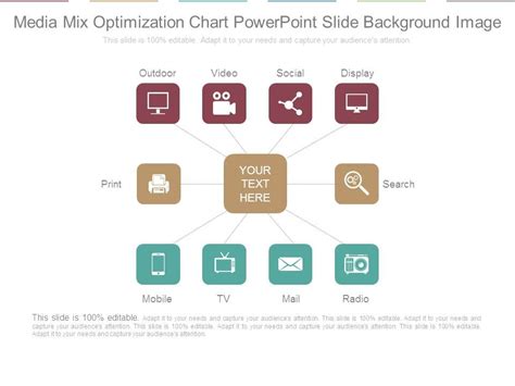 Media Mix Optimization Chart Powerpoint Slide Background Image