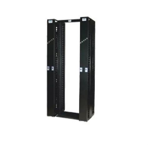 Floor Mount Racks 2 Post Open Network Rack For Data Centre Size 45u