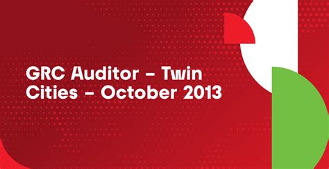 Grc Auditor Twin Cities October Oceg
