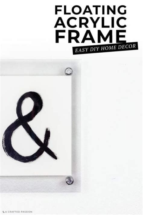 How To Make A DIY Floating Frame With This Easy Tutorial