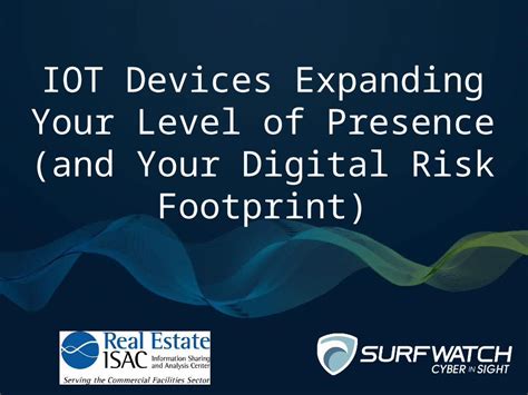Pptx Iot Devices Expanding Your Digital Footprint Dokumen Tips