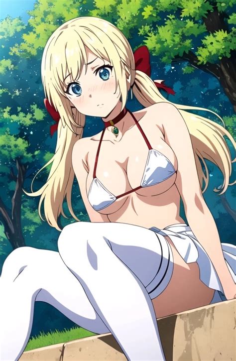 Rule 34 1girls Ai Generated Big Breasts Bikini Blonde Hair Blue Eyes Busty Cleavage Female