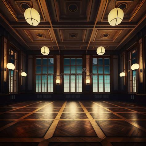 Empty Elegant Vintage Room At Night Arts And Architecture Modern