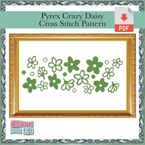 Pyrex Crazy Daisy Etsy