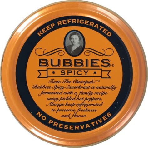 Bubbies® Spicy Saurkraut 25 Fl Oz Harris Teeter