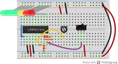 Simple Breadboard Circuit Diagram