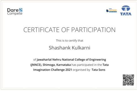 Shashank Kulkarni On Linkedin Tata Tataimaginationchallenge