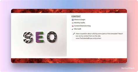 The Best Notion Templates For Seo