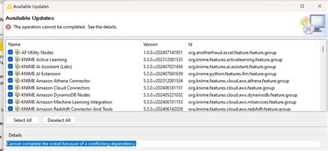 Error Cannot Complete The Install Because Of A Conflicting Dependency