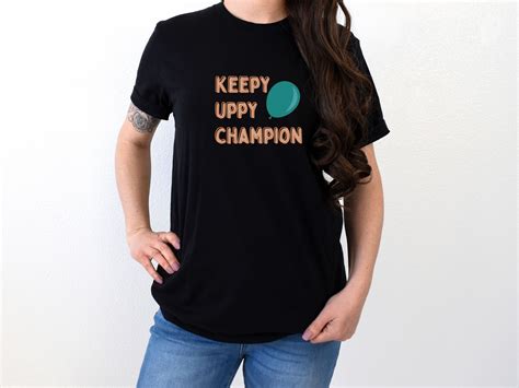 Keepy Uppy Champion Blue Heeler Inspired T Shirt Keep The Balloon Up
