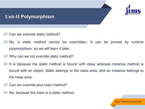 Unit 2 Part 1 Polymorphismpdf