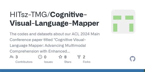 GitHub HITsz TMG Cognitive Visual Language Mapper The Codes And