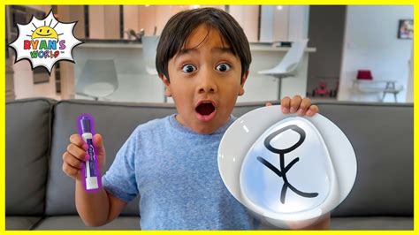 easy diy science experiment drawing float with magic marker trick