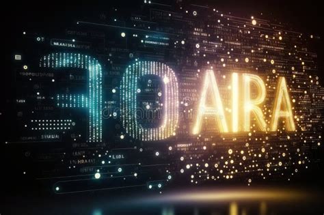 Futuristic Big Data Visualization Concept Visual Information