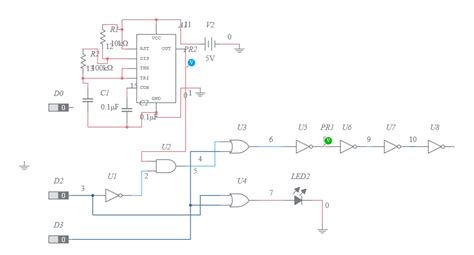 4X2 Encoder Multisim Live