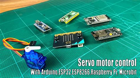 How To Control A Servo Motor With Arduino Esp8266 Esp32 Raspberry Pi And Microbit Sritu Hobby