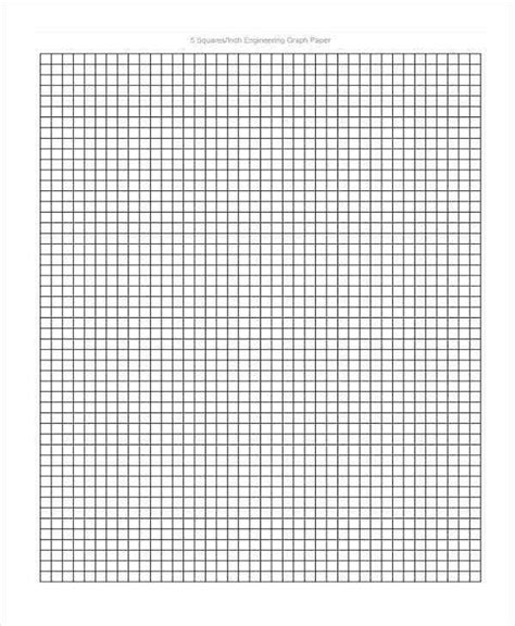 Engineering Graph Paper Template