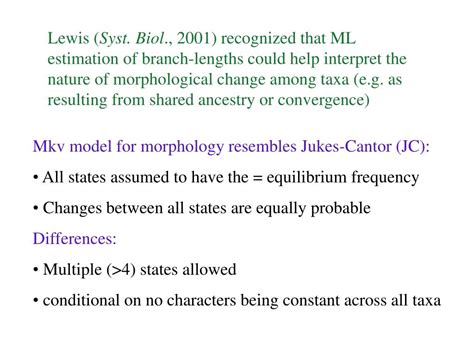 Ppt Lecture 6 Bayesian Inference And Molecular Dating Powerpoint Presentation Id 2995128
