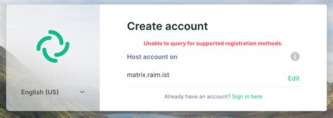 Unable To Query For Supported Registration Methods Is Not A Clear Message · Issue 17517