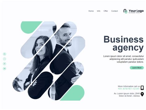 simple landing page html css code — codehim