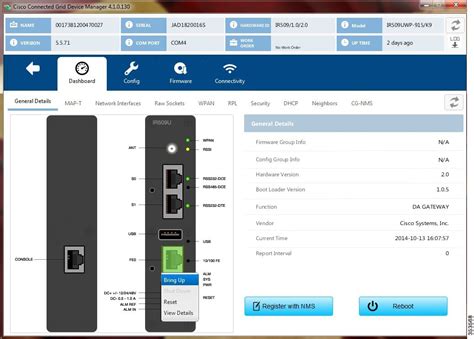 Cisco Connected Grid Device Manager Installation And User Guide Cisco IOS Release And