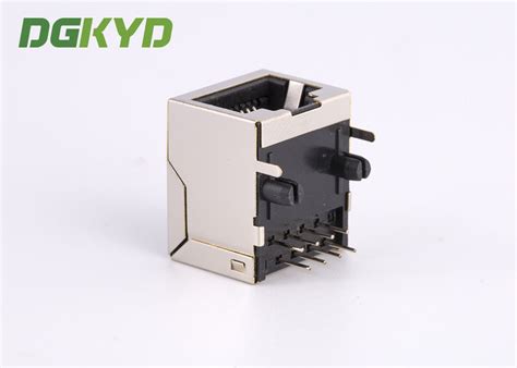 Customized Shield 6 Pins 6 Contacts Rj11 Jack 6p6c Phone Jack
